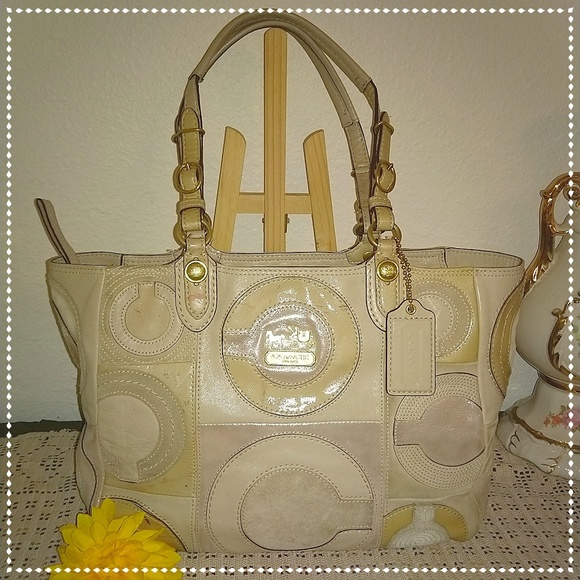 Coach | Bags | Coach Mia Inlaid Tote Bag | Poshmark
